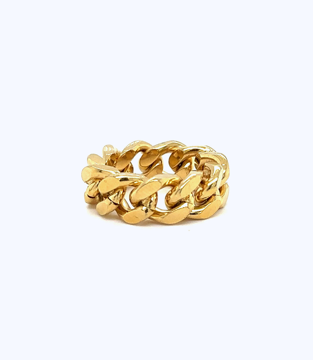 The Gold Perfect Chain Ring – DALMATA